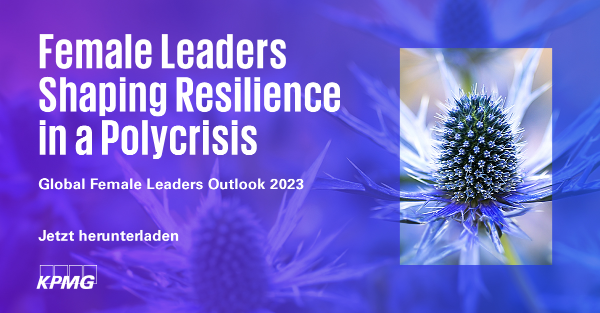 Global Female Leaders Outlook 2023 Kpmg Ag